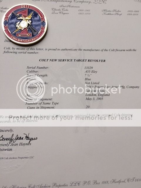 Finally got the letter for my new service target. | Colt Forum