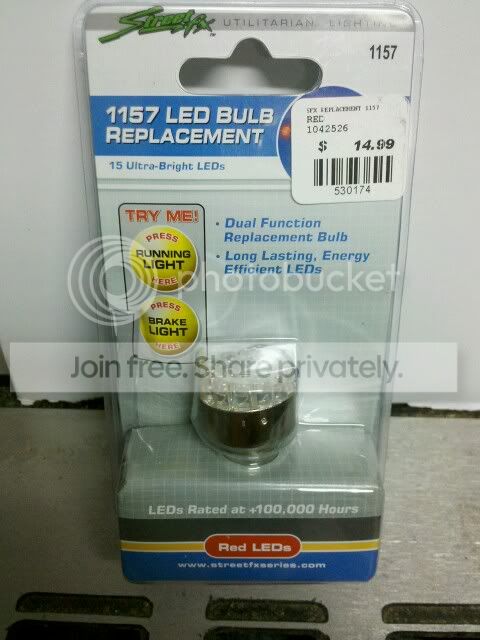 1157 LED Tail Lamp Bulb Thoughts | Honda Shadow Forums